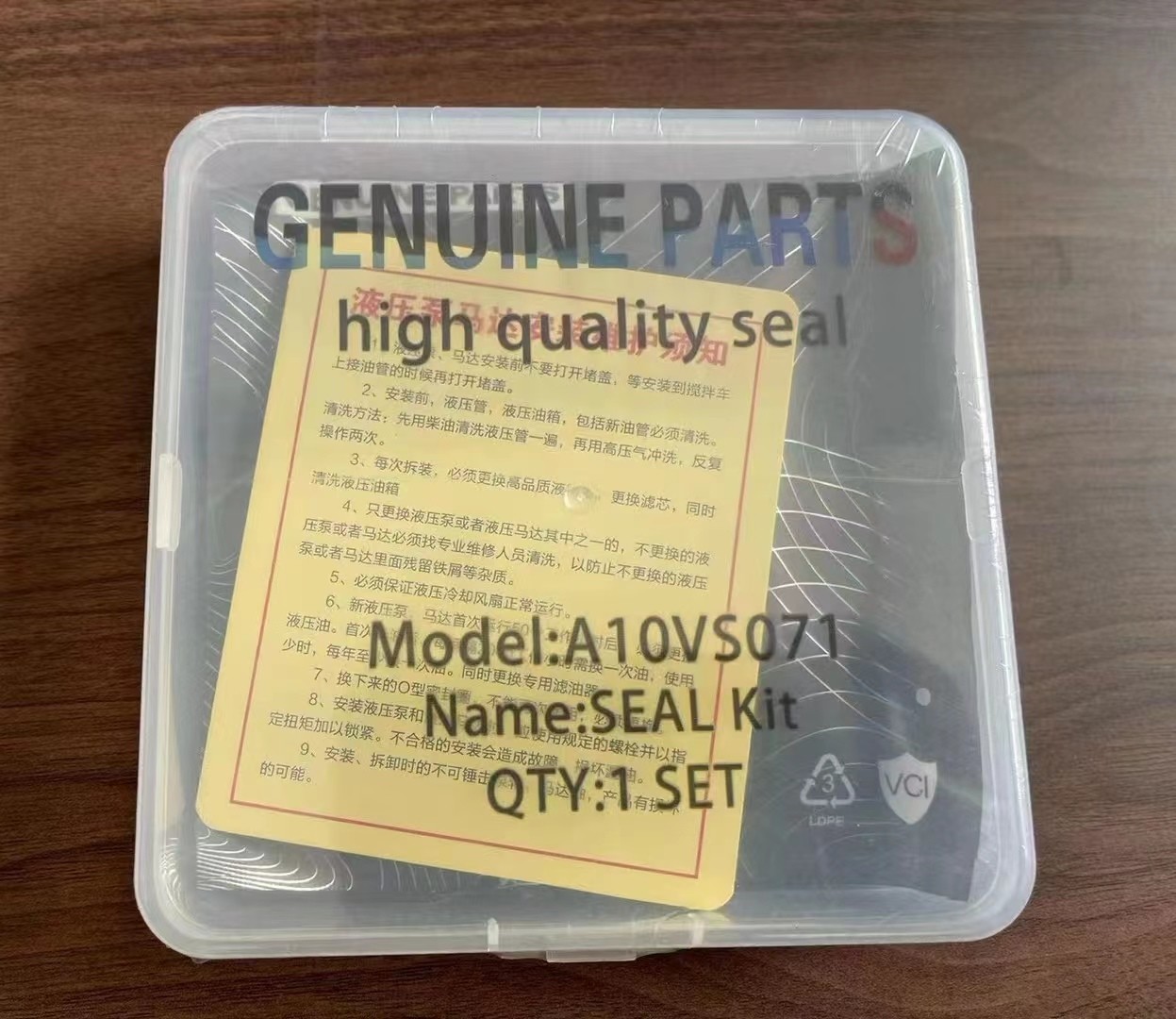 A10VS071 A4VG180 Hydraulic Pump Seal Kit For Excavator A4VG90 A4VG125