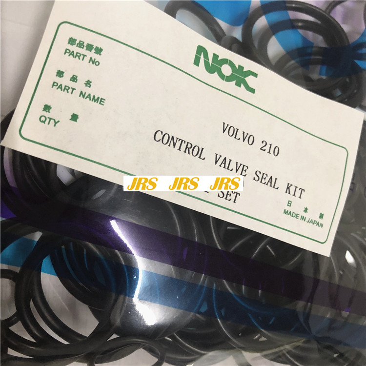 EC EC210 240 CONTROL VALVE Hydraulic main Pump Seal Kit arm boom bucket ...